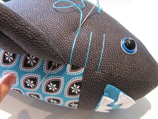 Sew a Shark Softie Photo Tutorial | Funky Friends Factory