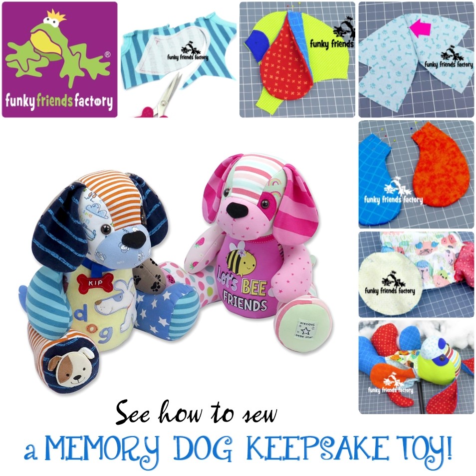 Kip the KEEPSAKE DOG Sewing Pattern PDF