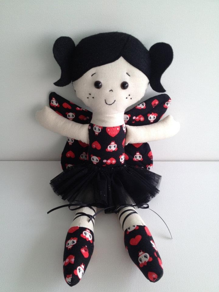 Sugar Plum Fairy CHRISTMAS Cloth Doll INSTANT DOWNLOAD Sewing Pattern PDF