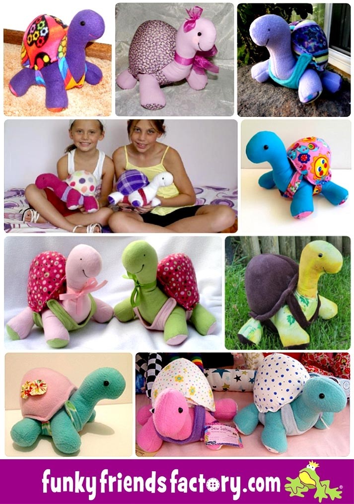Tilly the Tortoise INSTANT DOWNLOAD Sewing Pattern PDF